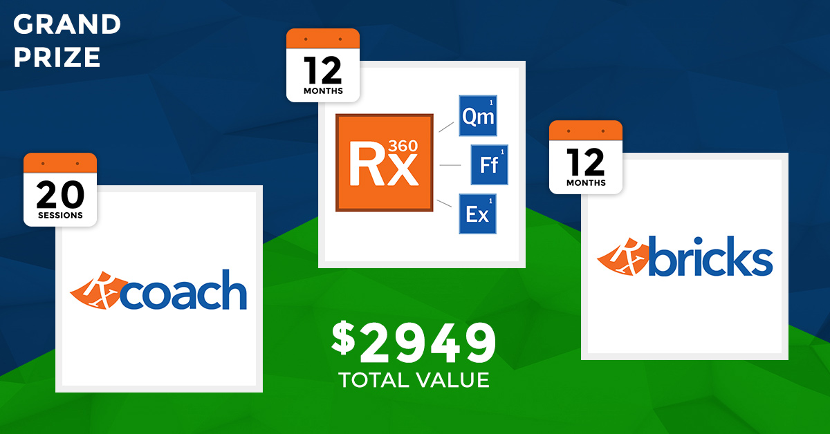 GRAND PRIZE: 20 Rx Coach Tutoring Sessions & 12-Month Rx360 + Rx Bricks ...